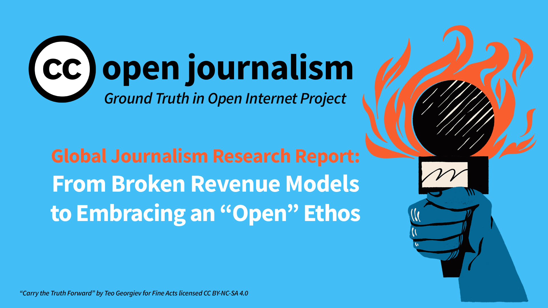 Global Report on the State of Journalism Released - Creative Commons